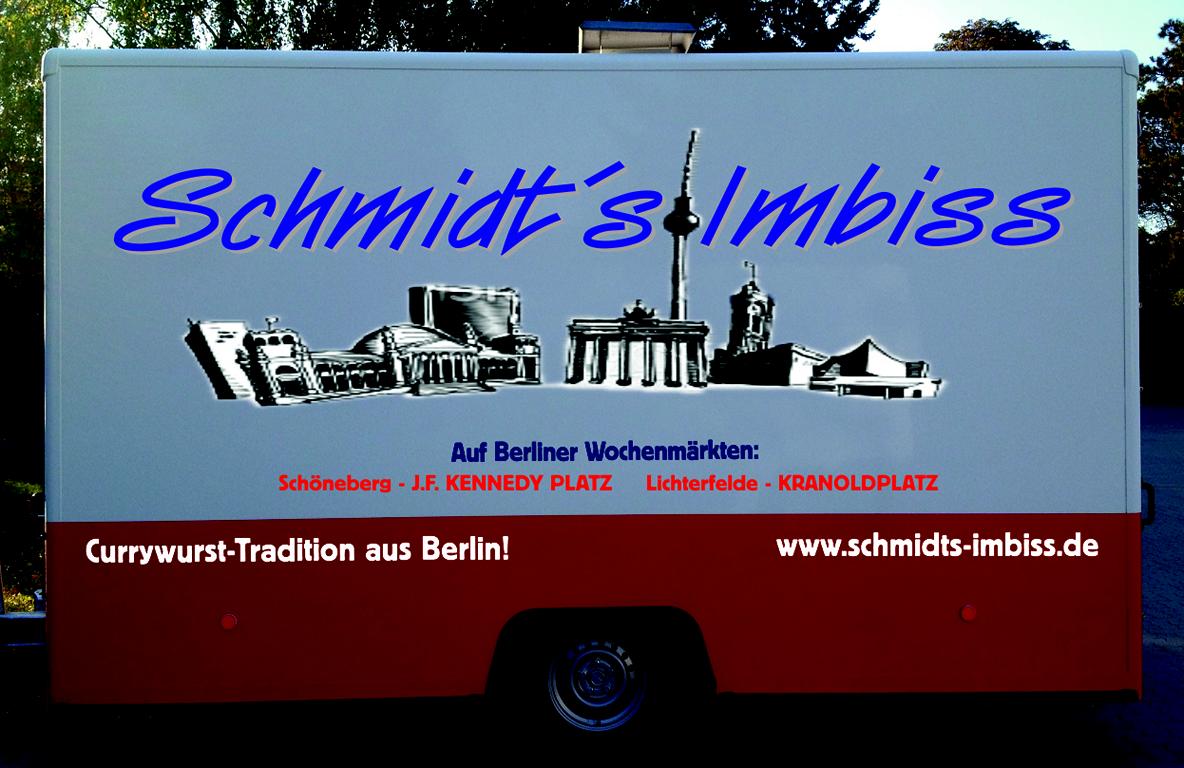 Schmidts Imbiss Berlin - Menu